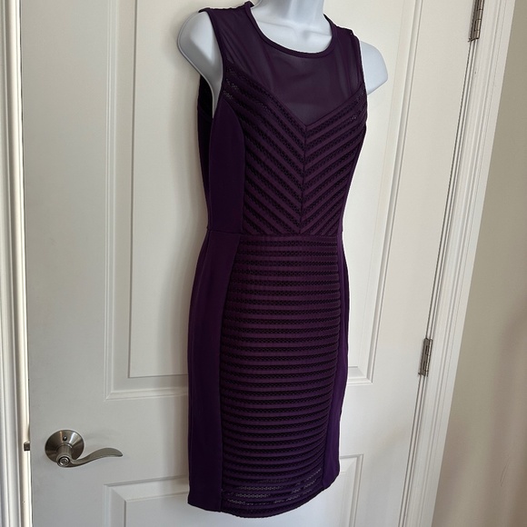 French Connection | Dresses | French Connection Midi Bodycon Purple ...